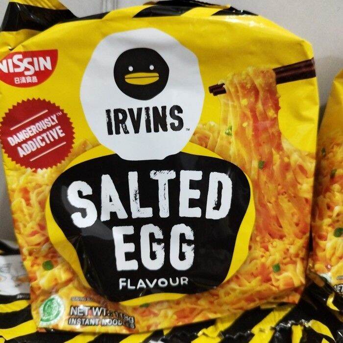 mie instan irvin salted egg flavour satuan HALAL | Lazada Indonesia