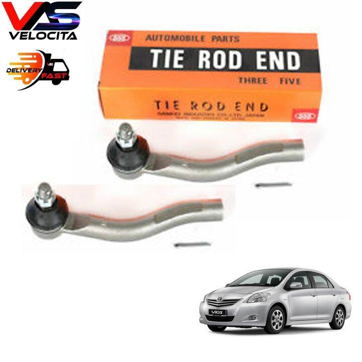 THREE FIVE TIE ROD END TOYOTA VIOS NCP93 2007-2012 (2PCS) | Lazada