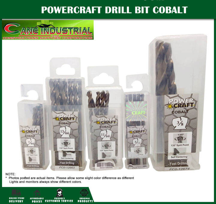 Powercraft Drill Bit Cobalt (10PCS) | Lazada PH