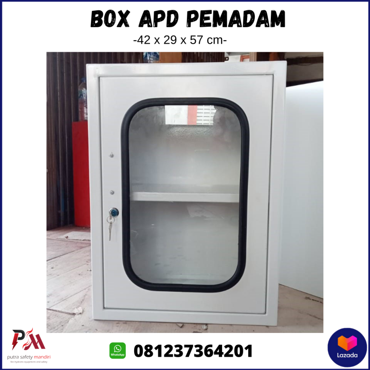 BOX APD PEMADAM 42 x 29 x 57 CM LEMARI PENYIMPANAN SAFETY PEMADAM ...