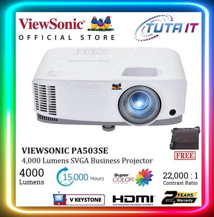 ViewSonic PA503SE 4,000 Lumens SVGA Business Projector | Lazada