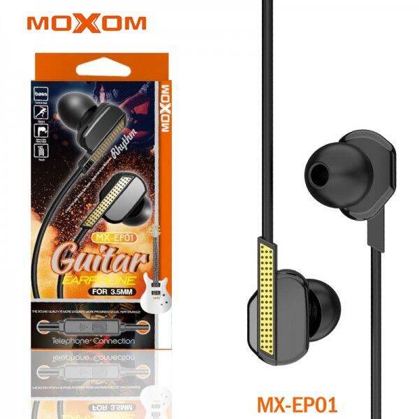 Moxom MX-EP01 3.5mm Guitar Design Wired Earphone | Lazada