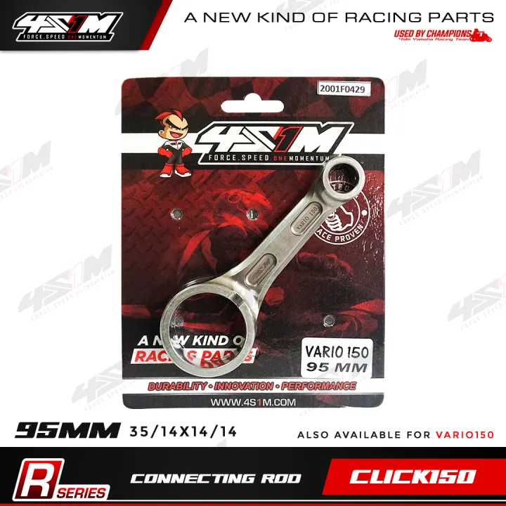 4S1M CONNECTING ROD CLICK150 (35/14X14/14 95MM RACING | Lazada PH