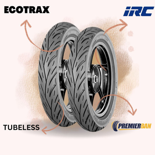 IRC ECOTRAX Ban Motor Matic Ring 14 Tubeless 80/90-14 & 90/90-14 Beat/Vario/Mio/Fino/Scoopy lama ...