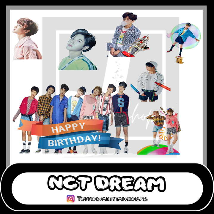 Custom Topper NCT DREAM Hiasan Kue Ulang Tahun NCT DREAM | Lazada Indonesia