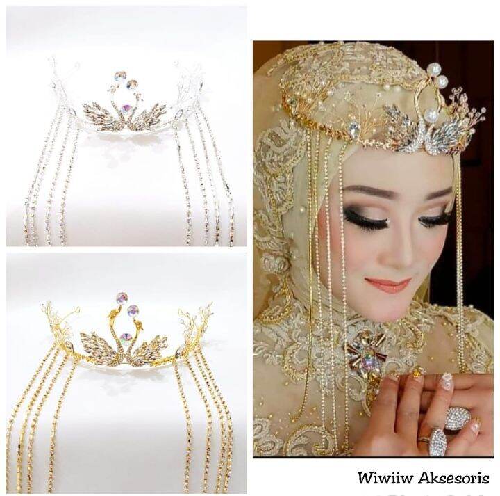 Mahkota Angsa Diamond Jurai / Mahkota Pengantin | Lazada Indonesia