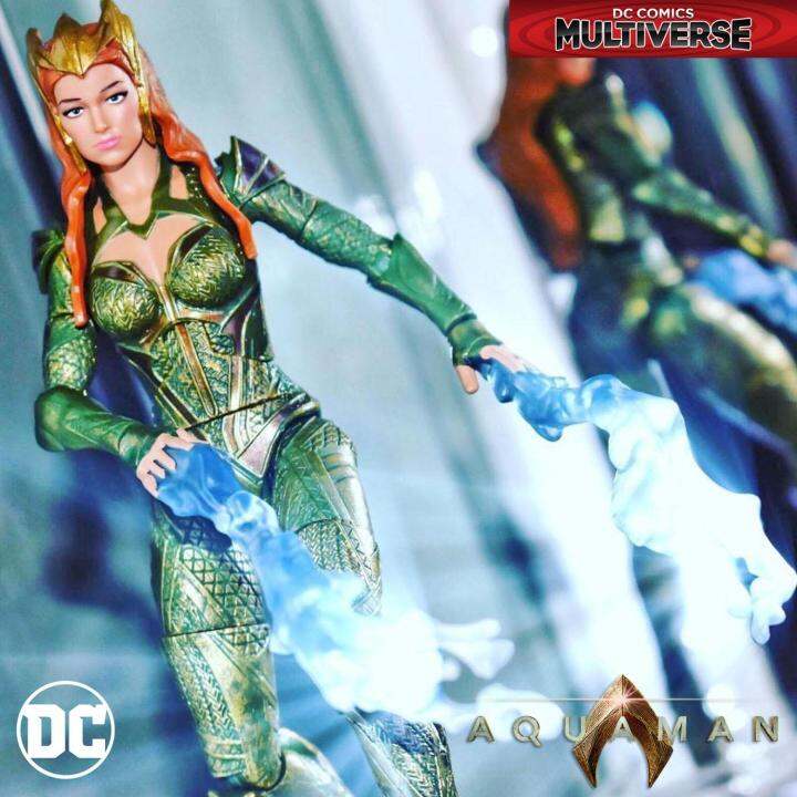 Figma ฟิกม่า งานแท้ 100% Mattel DC Comics Multiverse จาก Justice League จัสติซ ลีก Aquaman อควา ...