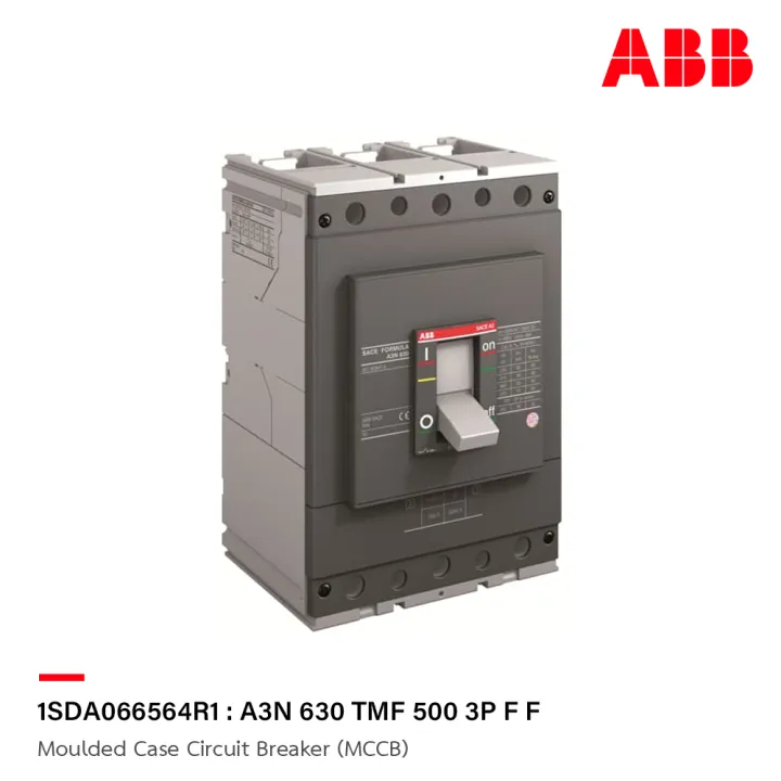 ABB : 1SDA066564R1 Moulded Case Circuit Breaker (MCCB) FORMULA : A3N 630 TMF 500 3P F F | Lazada ...