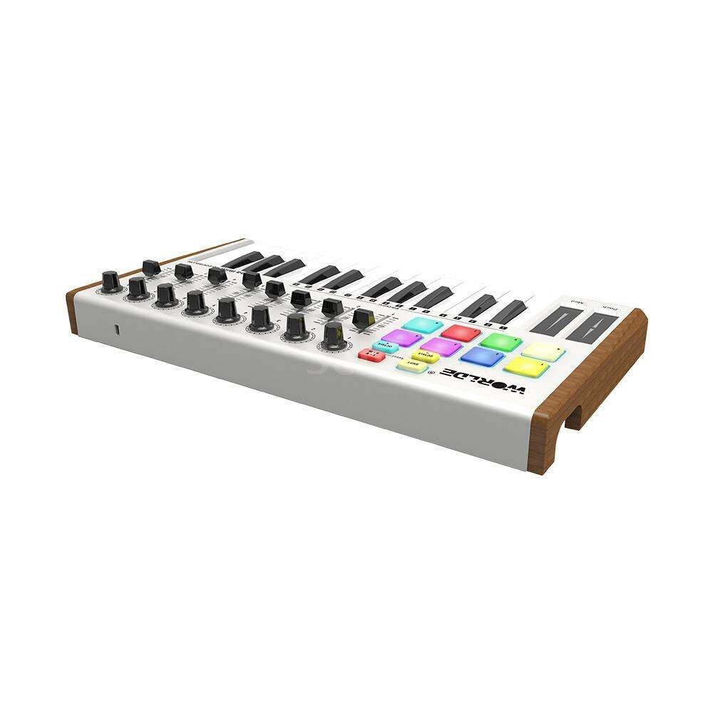 WORLDE TUNA MINI Ultra-Portable 25-Key USB MIDI Keyboard Controller 8 ...