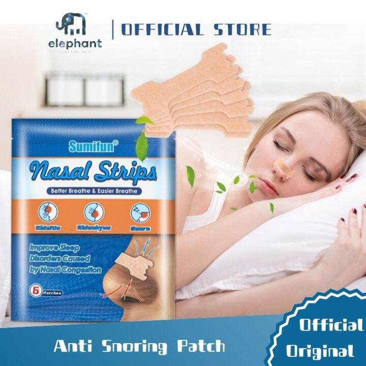 Elephant.6PCS/Set Ventilation Nasal Patch Ventilation Nose Patch ...
