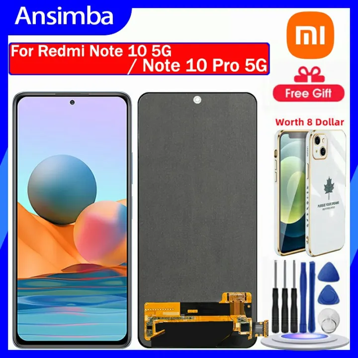 Ansimba หน้าจอ Lcd ต้นฉบับสำหรับ Redmi Note 10 5G/หมายเหตุ10 Pro 5G จอ ...