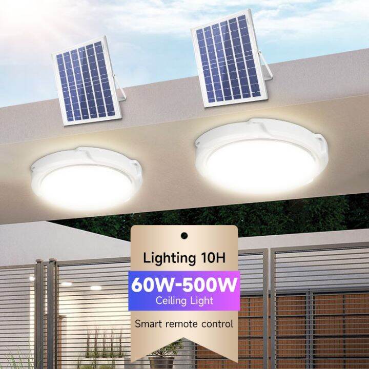 Solar Ceiling Lampu 100W /200W Lampu Solar Cell Lampu Langit-langit ...