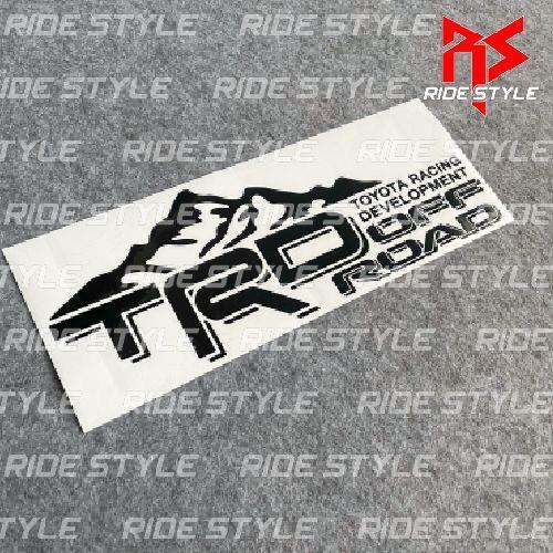 TRD OFF ROAD Side Trunk 4X4 Sticker 1 Pair TRD Sport Toyota Hilux | Lazada