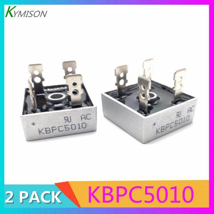 2pcs/Lot KBPC5010 50A 1000V Diode Bridge Rectifier KBPC 5010 For ...