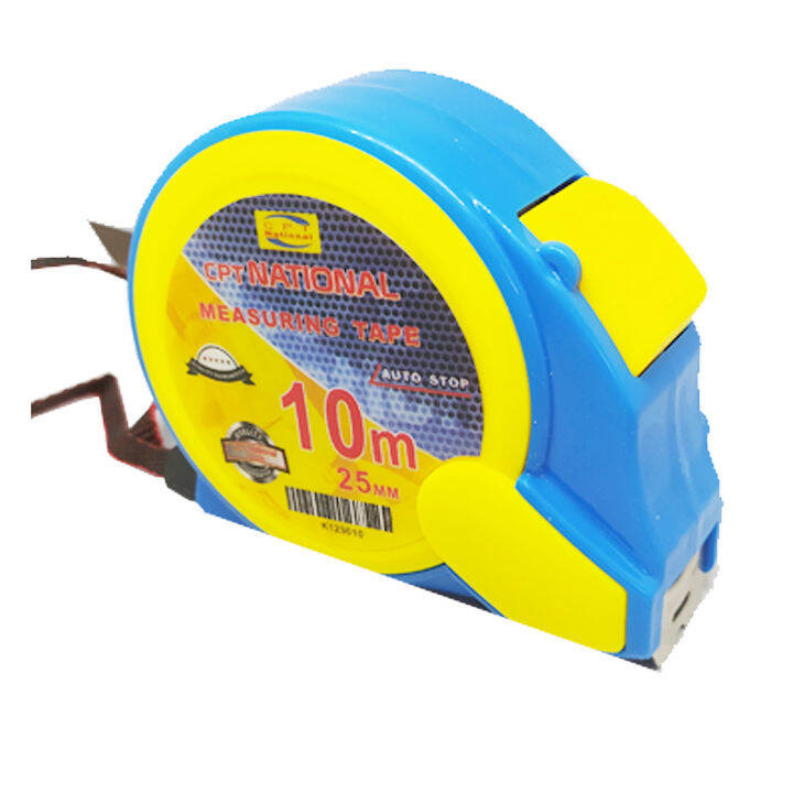 NATIONAL Meteran Auto Stop 10 Meter Rol Matic - Measuring Tape | Lazada ...