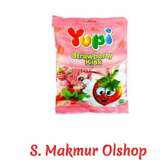 Permen Yupi Strawberry 110 gram | Lazada Indonesia