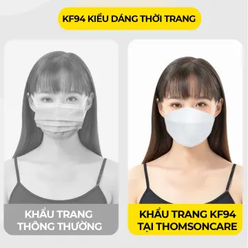 Tổng hợp khẩu trang kf94 3d hàn quốc phù hợp cho mọi khuôn mặt