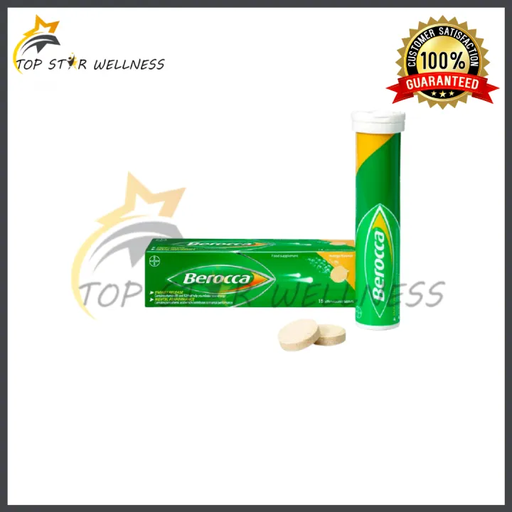 BEROCCA EFFERVESCENT TABLETS 15'S MANGO FLAVOR | Lazada