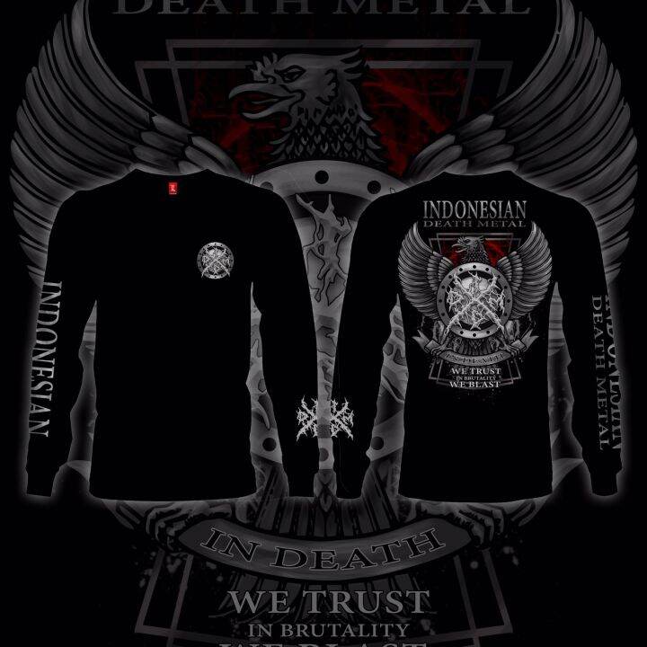 KAOS METAL LENGAN PANJANG KAOS INDONESIAN DEATH METAL VICTORY VERSI DUA ... KAOS METAL LENGAN PANJANG KAOS INDONESIAN DEATH METAL VICTORY VERSI DUA ...