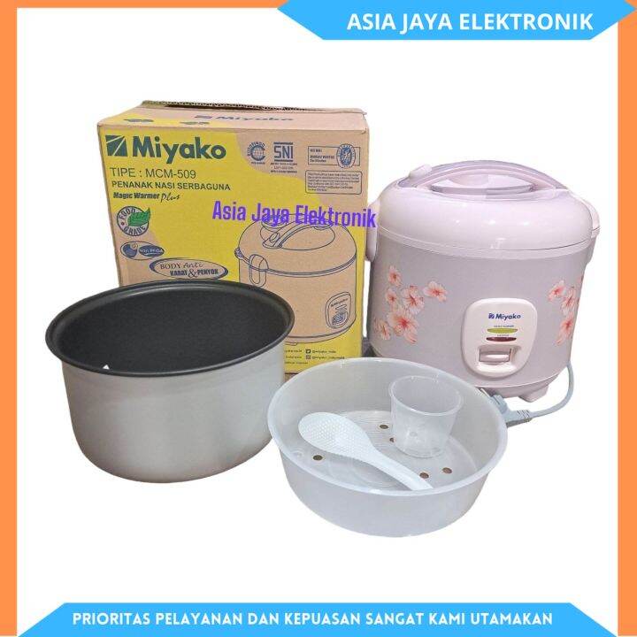 MIYAKO Magicom 1.8 Liter MCM 509 Mejikom 3 in 1 | Lazada Indonesia