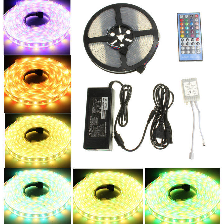 Family party (5m) 5050 300Leds RGB+Warm White Flexible RGBW LED Strip ...