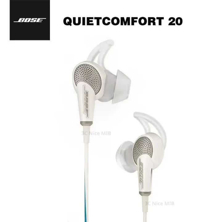 (100 เดิม) ใหม่ Bose QuietComfort20ในหูสายเสียงยกเลิกหูฟังลึกเบสกีฬา ...