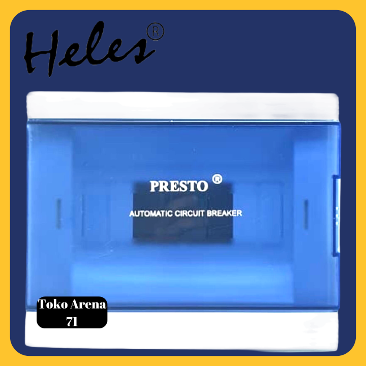 Presto box MCB 8 phase 8 grup 8 group IB inbow tanam tutup transparan ...
