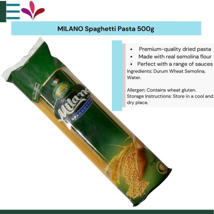 Milano Spaghetti Pasta 500g | Lazada PH