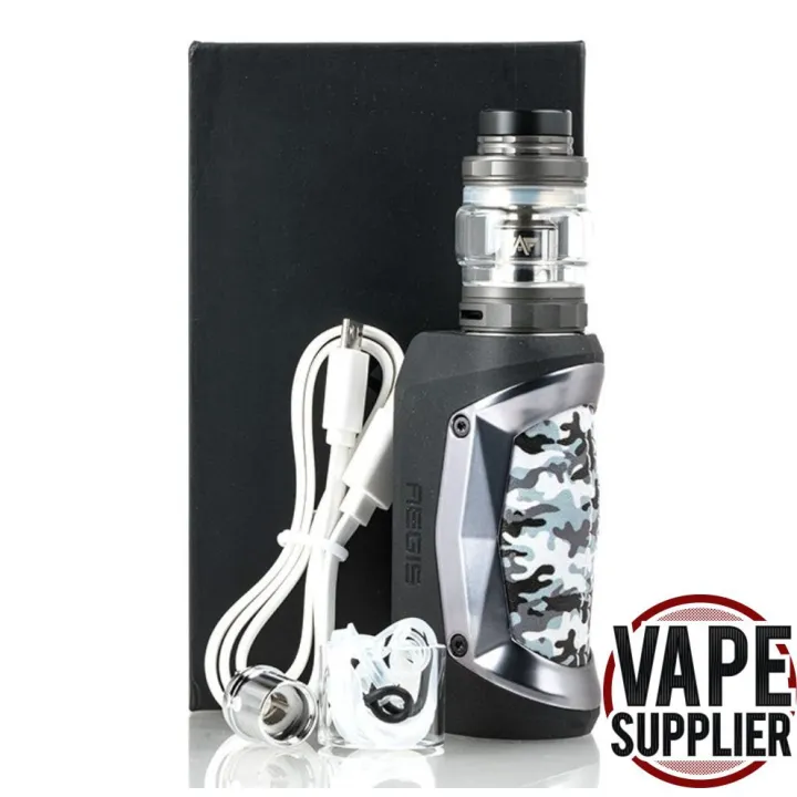 Geekvape Aegis Solo Kit consists of a Aegis Solo Mod and a Cerberus ...