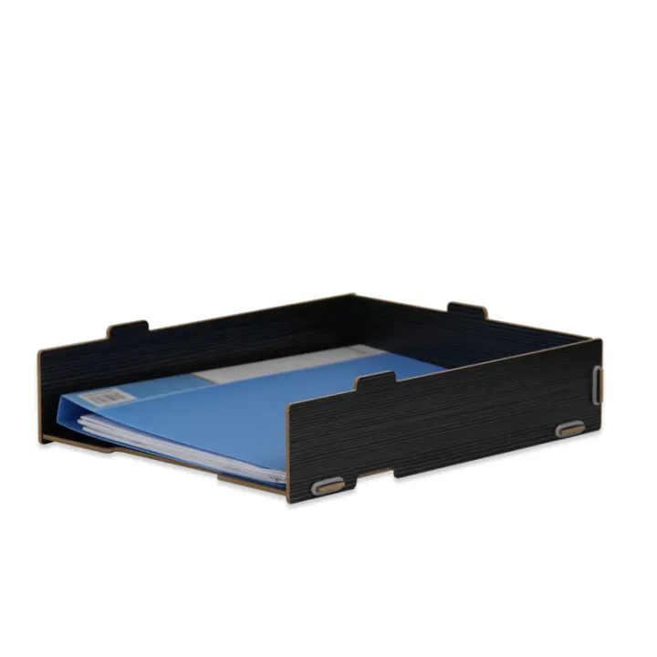 A4 Multi Layer Wood Office Desk Organizer File Rack School Magazine Pen ...