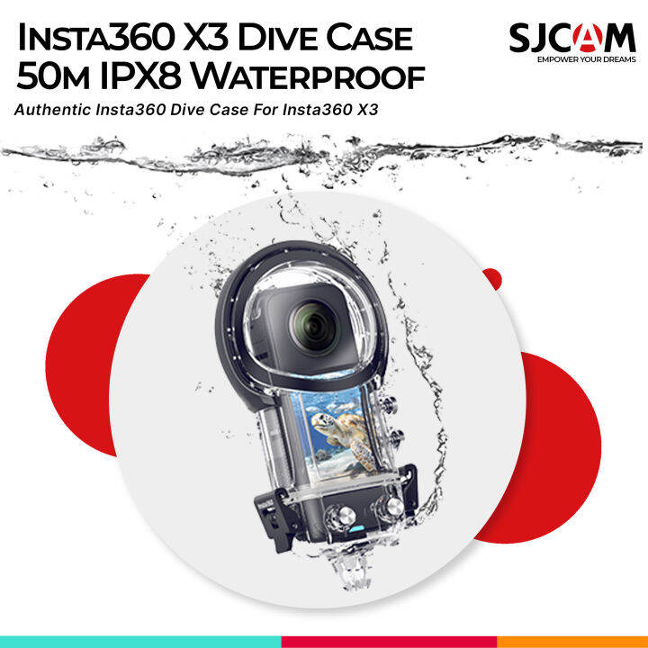 Insta360 X3 Dive Case 50M IPX8 Water Resistance | Lazada PH