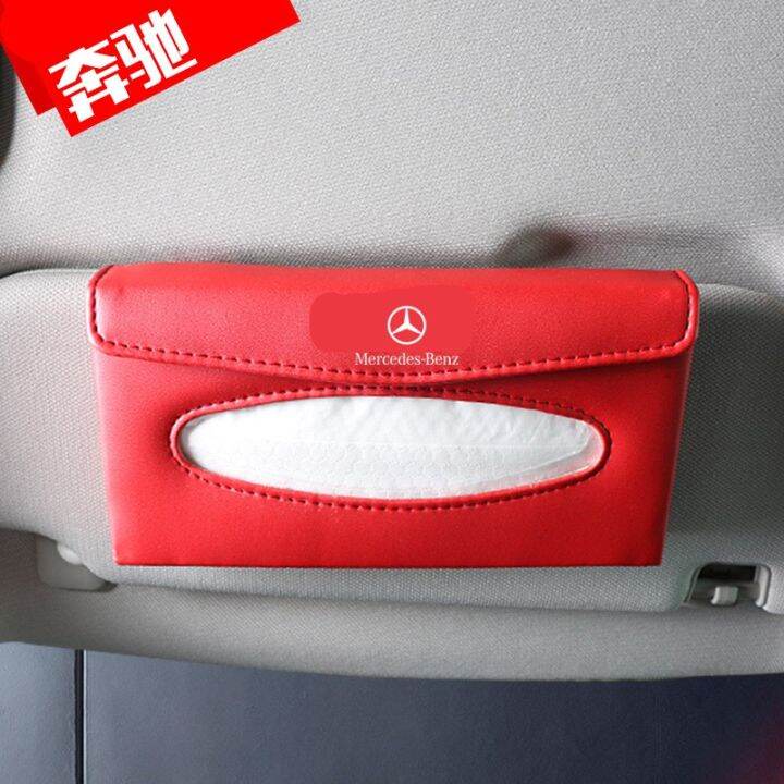 High quality Universal Car Sun Visor Tissue Box Holder PU Leather ...