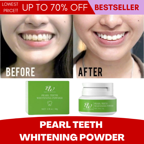 AUTHENTIC DW Pearl Teeth Whitening Activated Powder Remove Tartar ...