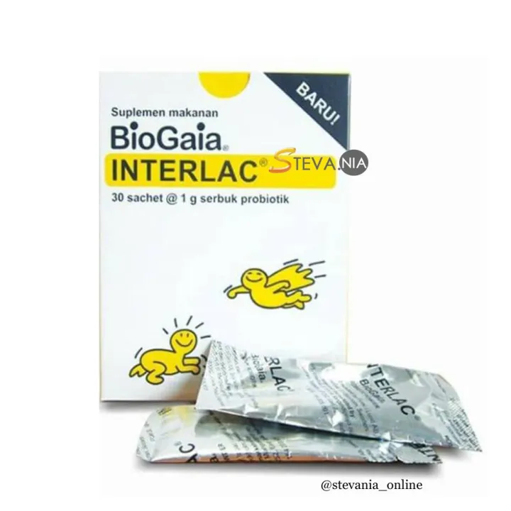 Interlac Probiotic Biogaia Sachet 1GR Original | Lazada Indonesia