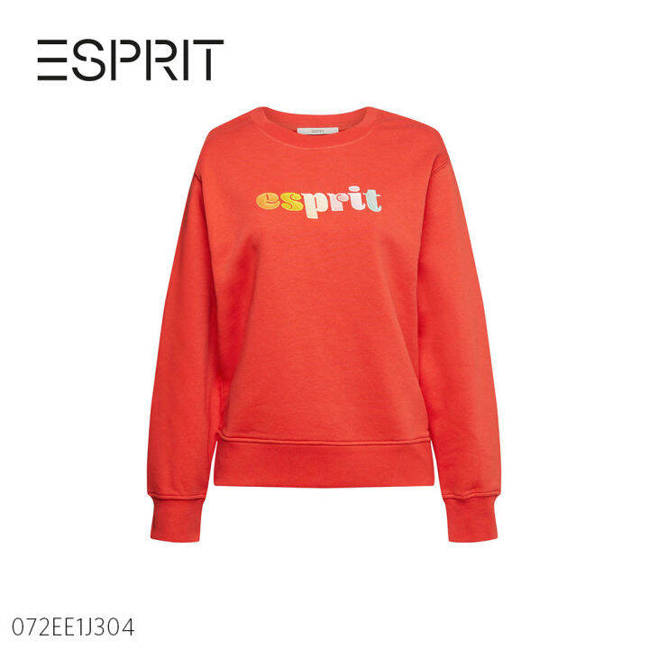 Esprit Women Logo Puff Print Sweatshirt | Lazada PH