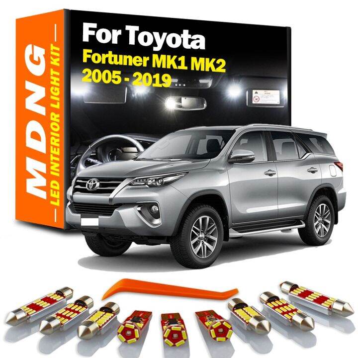 Canbus LED Interior Dome Map Light Kit For Toyota Fortuner MK1 MK2 2005 ...