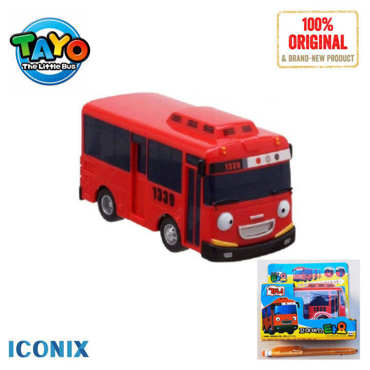 Iconix Tayo The Little Bus Gani Bus Red TYX217002 Mimi World Korean ...