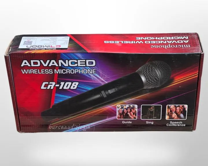 MIC WIRELESS CRIMSON CR 108 ADVANCED ORIGINAL | Lazada Indonesia