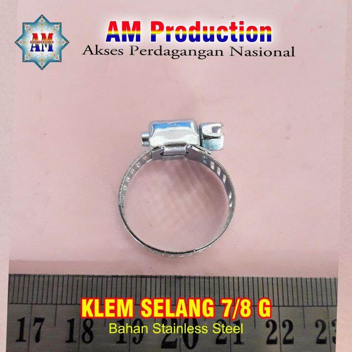 Klem Selang 7/8 Stainless Steel, Klem Putih, Klem Pengikat | Lazada ... Klem Selang 7/8 Stainless Steel, Klem Putih, Klem Pengikat | Lazada ...
