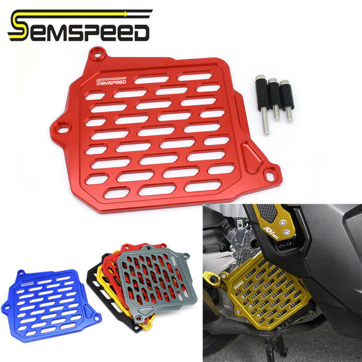 SEMSPEED Motorcycle Radiator Grille Grill Guard Cover Protector For Honda PCX 160 150 125 PCX160 ...