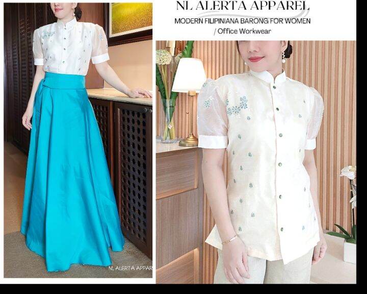 MODERN FILIPINIANA FOR WOMEN / OFFICE WORKWEAR | Lazada PH