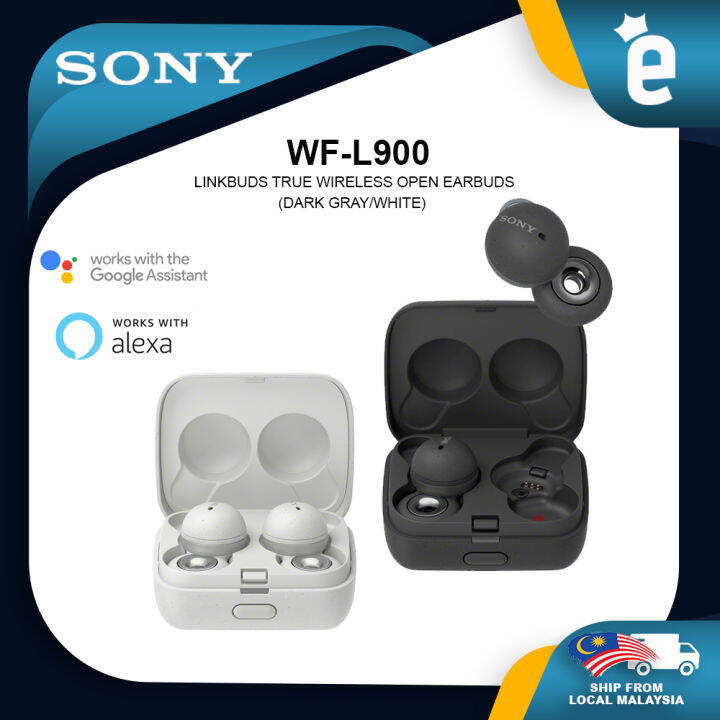 Sony Wf L900 Linkbuds True Wireless Open Earbuds Grey White Lazada