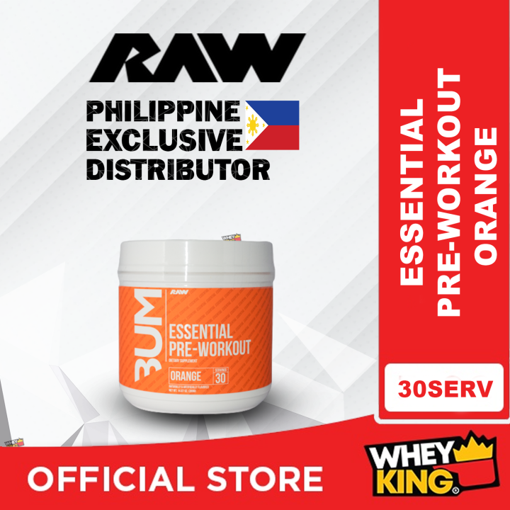 RAW Nutrition CBUM Signature Essential series Preworkout 30 servings ...