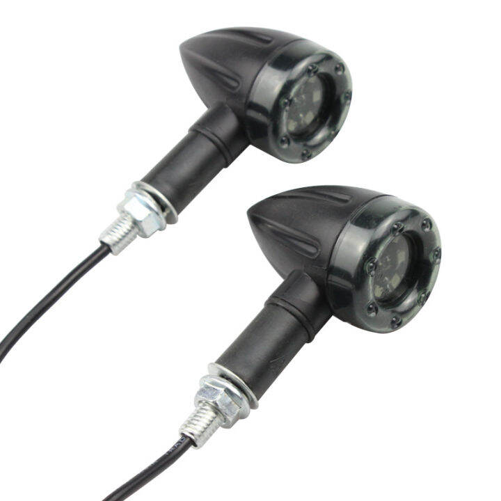 Retro Turn Signal Light Motorcycle LED Driving Light Turn Signal ...