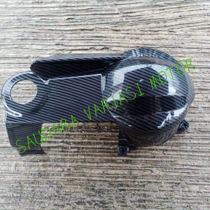cover tutup bak mesin cvt carbon zoro mio m3/mio 125/mio z carbon ...
