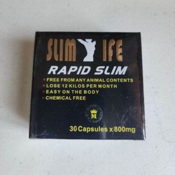 SLIM LIFE RAPID 30 CAPSULES/BOX SLIMMING PILLS IN THE WORLD | Lazada PH