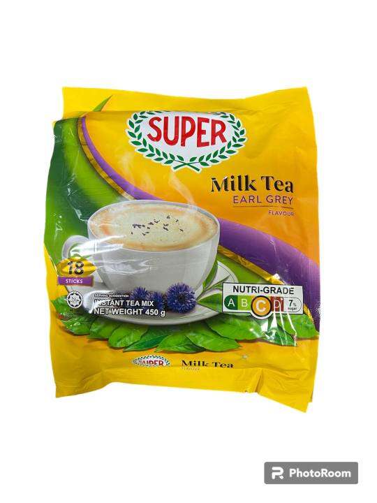 Super Milk Tea Earl Grey Flavour, 18 sticks 450g | Lazada PH
