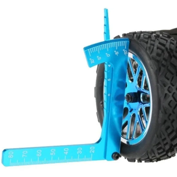 3 in 1 camber gauge Height wheel diameter measure RC tools for 1/10 1/8 ...