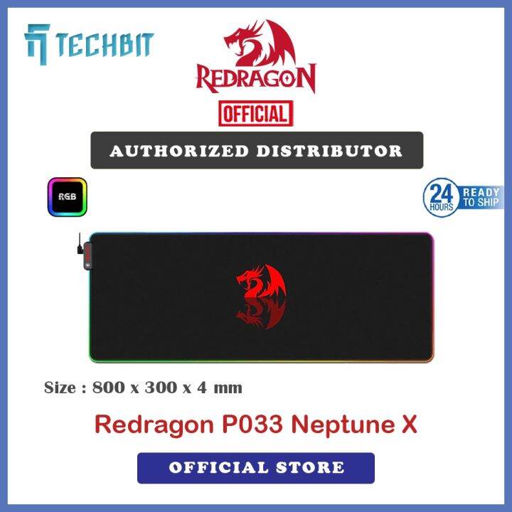 Redragon P033 Neptune X RGB Large Mousepad Deskpad | Lazada PH