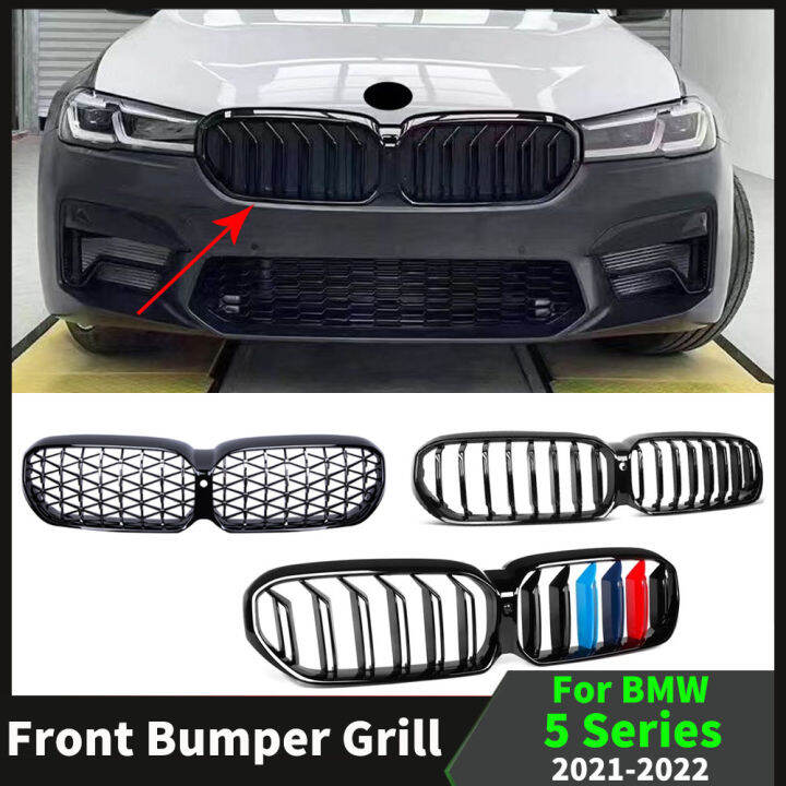 Modified Front Inlet Grille Racing Bumper Grill For BMW 5 Series G30 ...